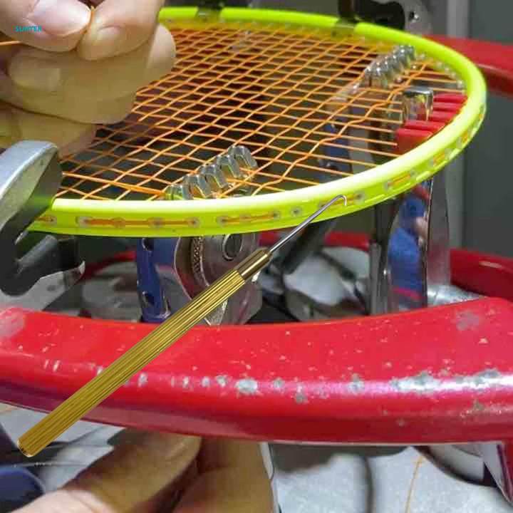 Badminton Racket Stringing Tool Racket String Assistance Puller Pull ... Badminton Racket Stringing Tool Racket String Assistance Puller Pull ...