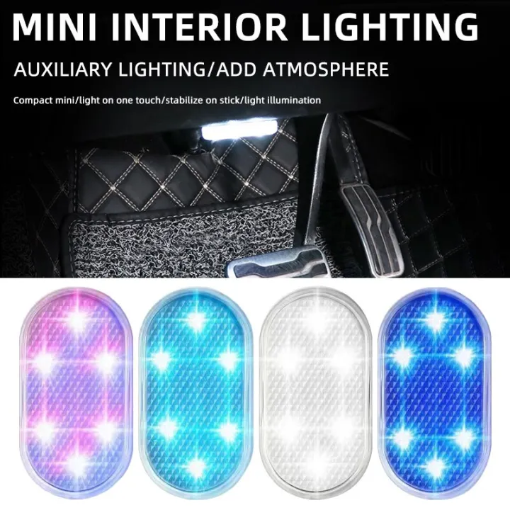 Car Interior Dome Light Finger Touch Sensor Mini LED Reading Lamp Car ...