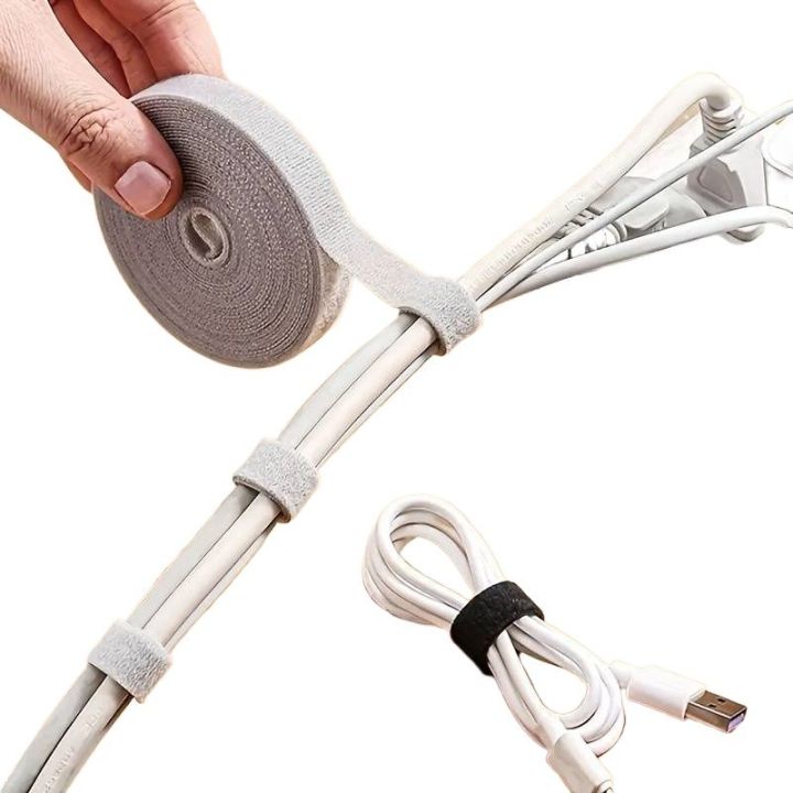 5m Organizer Cable Management Tearable Organizador Cables Winder Ties ...