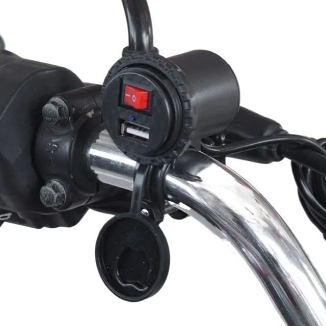 USB Port Motorcycle or vehicle Mobile Phone Power Supply Charger ...