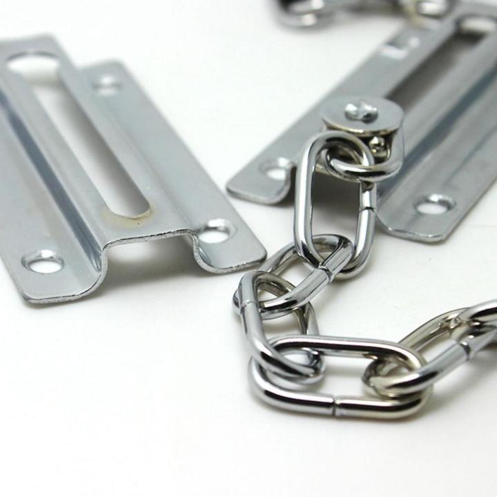 DIY Durable Chain Bolt Steel with Screws Lock Door Chain Door Safety ...