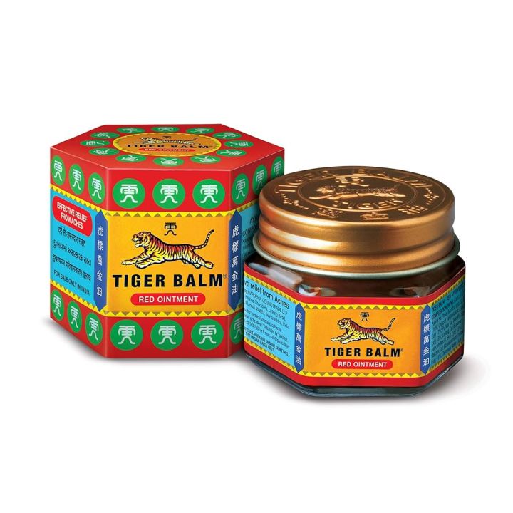 Tiger Balm Ointment Pain Relief Rub 21 Ml Red Label Mentholatum Topical ...