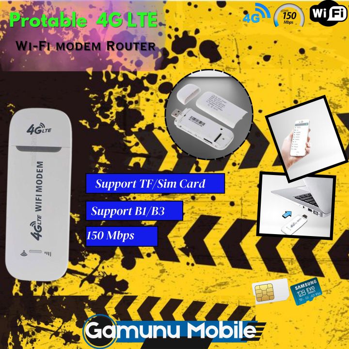 USB Modem 3 in 1 4G USB Modem with wi-fi hotspot | Daraz.lk