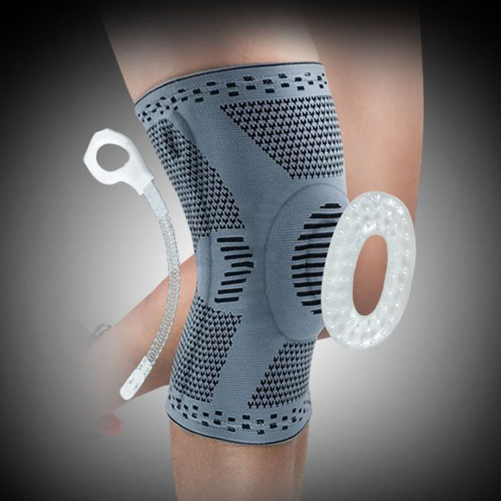 【LATS Store】Knee Brace Silicone Knee Pad Fitness Training Compression ...
