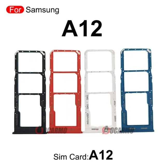 SIM card tray & Micro SD card tray For Samsung Galaxy A12 | Daraz.lk