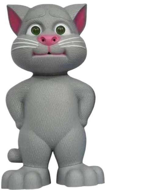 Medium Size Talking Tom Cat Battery Operated Toy with AI Touch ...