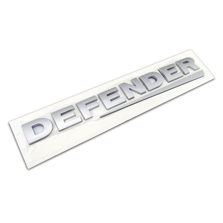 Matte Silver ABS Plastic 3D Lettering Rear Emblem Badge For Land Rover ...