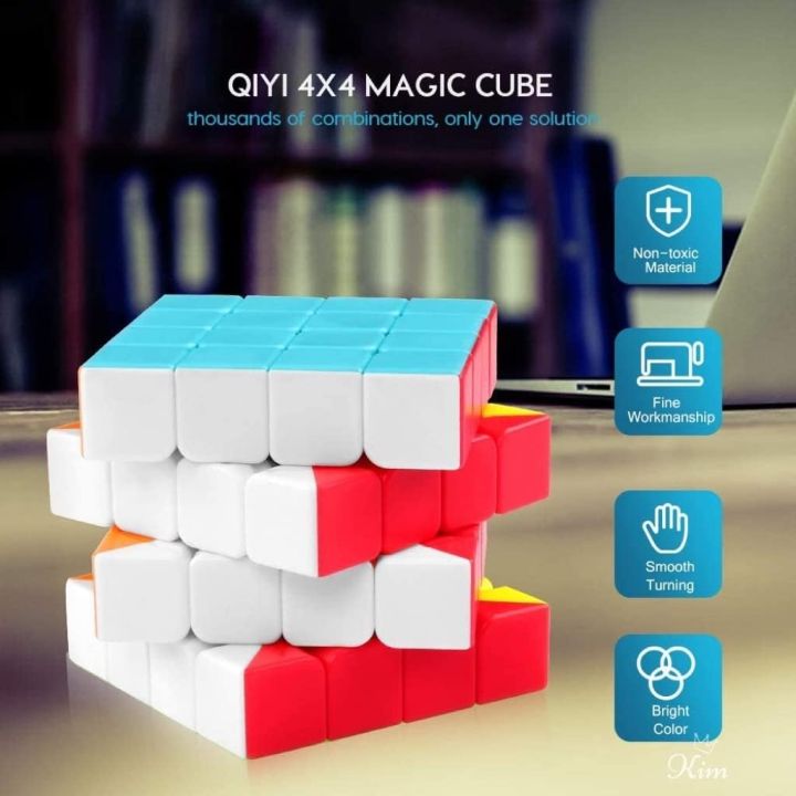 4x4 Rubik Cube Speed Cube High Quality Easy Turning and Smooth Play ...