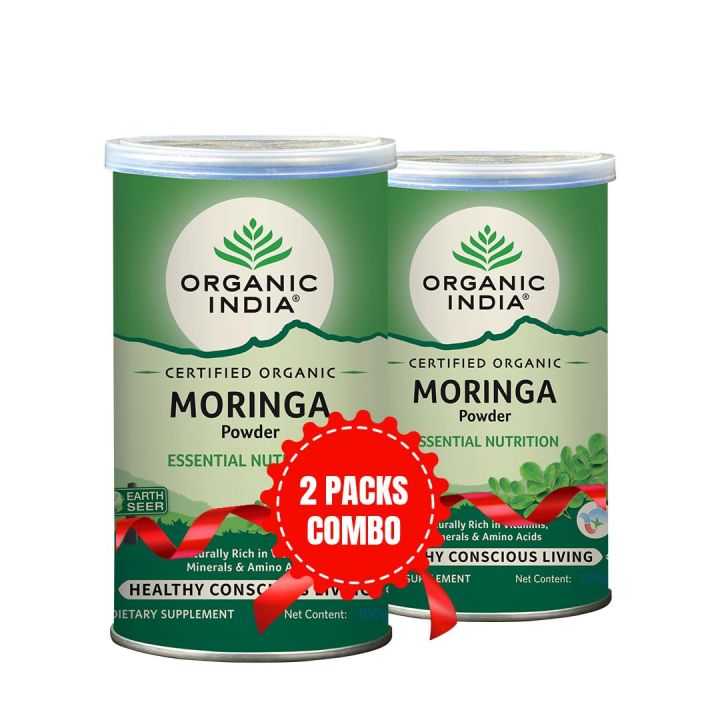 Organic India Moringa Powder 100gm Pack of 2 (FROM INDIA) SAB | Daraz.lk