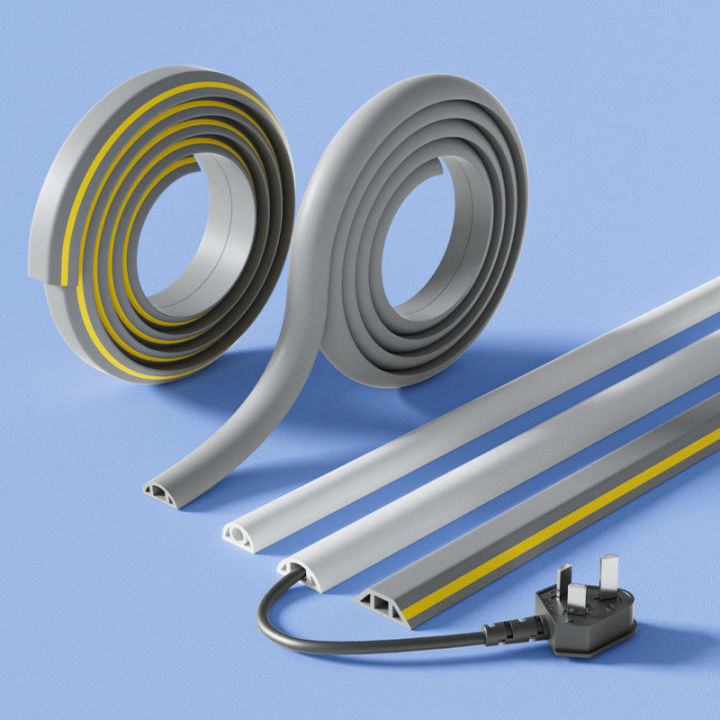 Household Cable Sleeves PVC Soft Rubber Trunking Wire Self-adhesive ...
