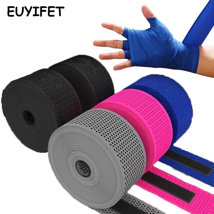 2pc Premium Hand Wraps Boxing Elastic Cotton Bandage Gloves Thumb Loop ...