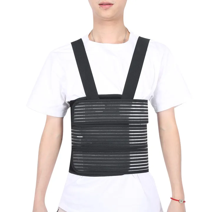 NEW Adjustable Chest Support Belt Breathable Lumbar Protector Brace ...