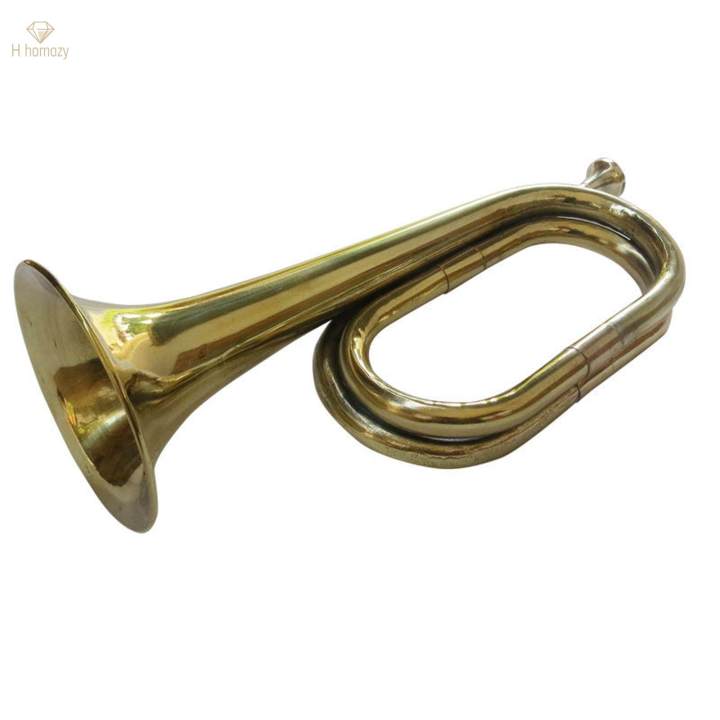Cheering Trumpet Portable Blowing Bugle for Beginners Exercise ...