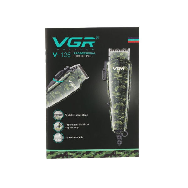VGR V-126 Camouflage Professional Corded Hair Clipper Trimmer HZ | Daraz.lk