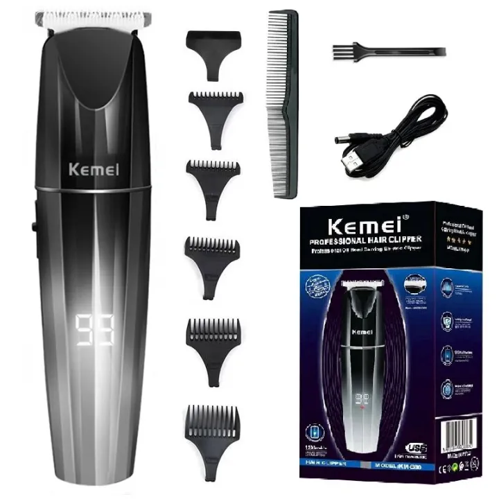 Kemei Professional Hair Trimmer For Men Electric Face Beard Hair ...
