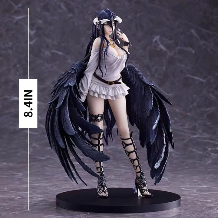 27cm Overlord Albedo Figure Anime 1/6 Scale PVC Action Figure Statue ...