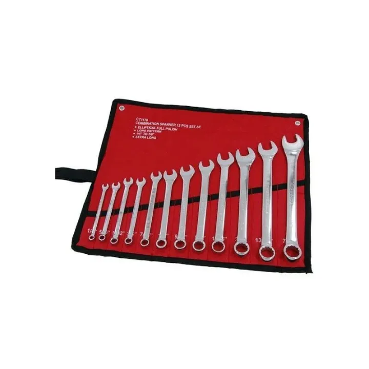 12pcs Combination Wrench Spanner Set Standard 8-24mm | Daraz.lk