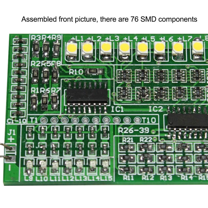 Smd Smt Soldering Practice Kit Cd4060 74hc138 Led Diy Welding Skills ...