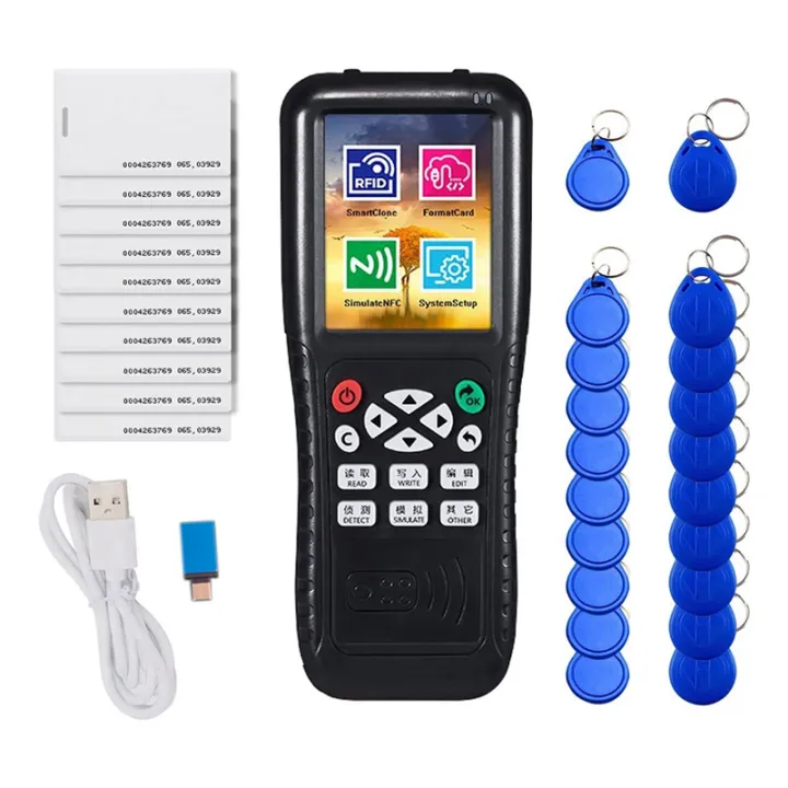 1Set ABS NFC RFID Card Copier Reader Writer English Version ICopy X100 ...