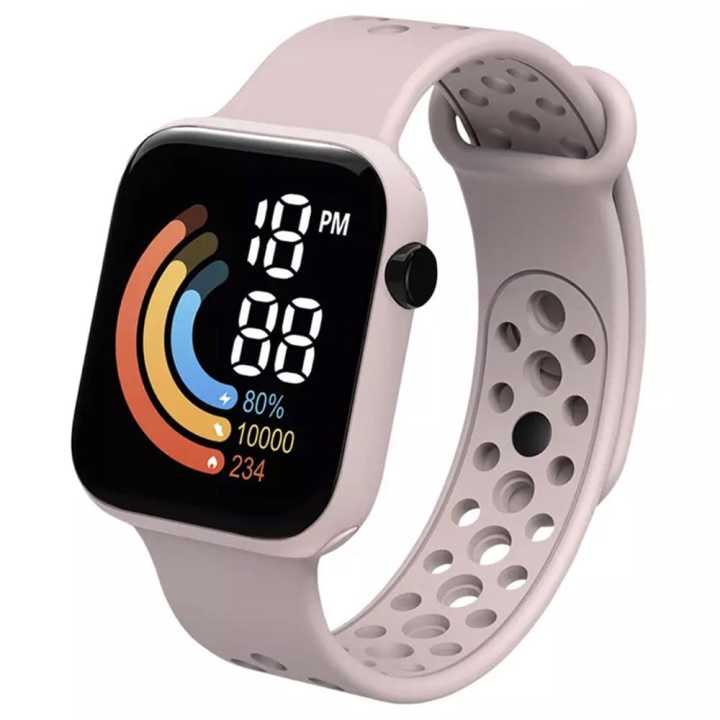 Silicone Digital Watch Electronic Clock Waterproof Unisex Watch Digital ...