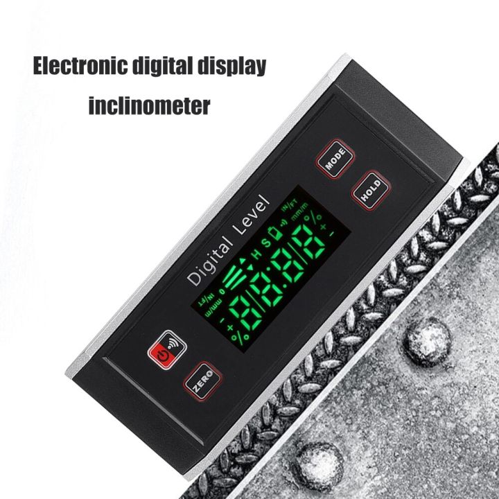 High-precision Waterproof LCD Magnetic Digital Protractor Inclinometer ...