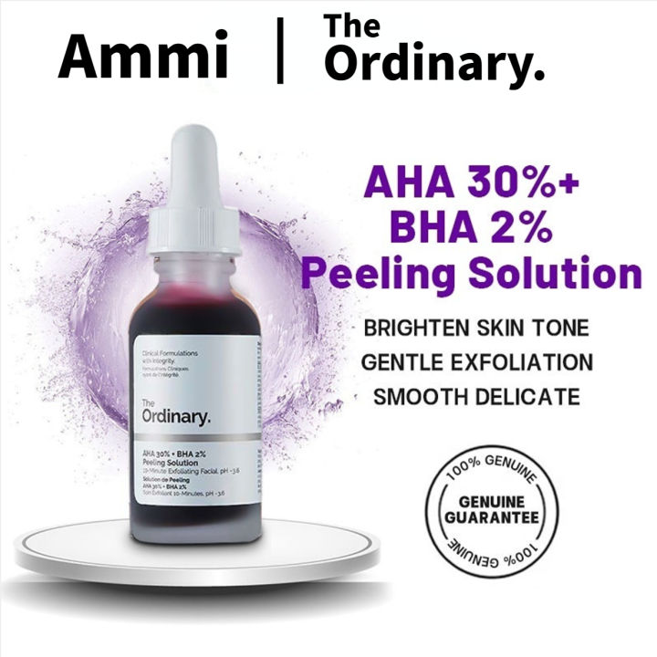 The Ordinary Peeling Solution AHA 30% + BHA 2% 30ml ordinary serum ...