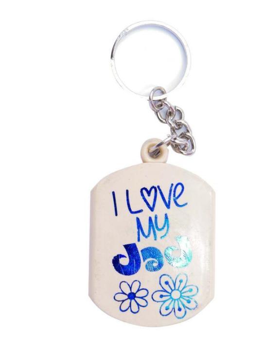 Stylish Keychain - Gold & Silver | Daraz.lk