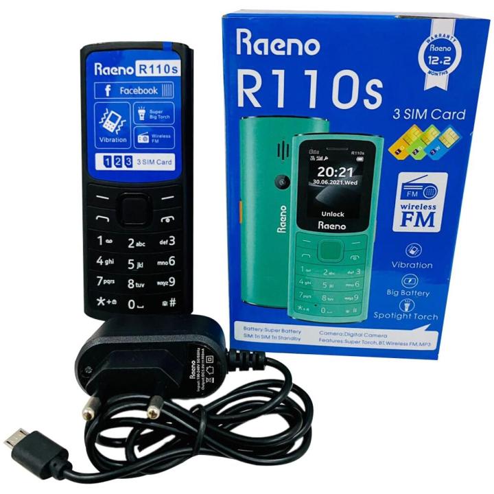 Raeno R110s 3 Sim Card Phone | Daraz.lk