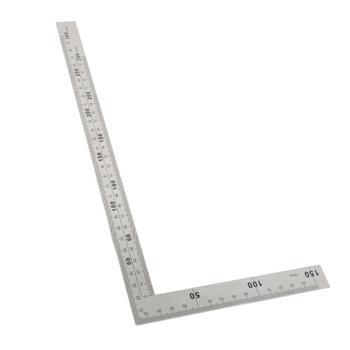 Professional Stainless Steel L-Shaped Framing Square 300mm*150mm 90 ...