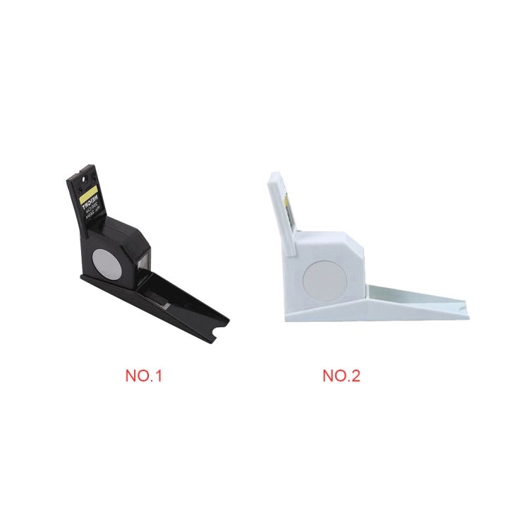 2m Wall Mounted Tape Measure Height Ruler Meter Stadiometer Black ...