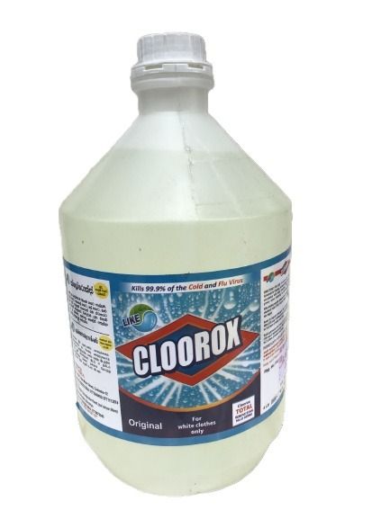 Regular Liquid Bleach for White clothes, 4 Liter, 99.9% kills germs ...