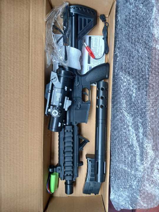 2022 M416 Water Gel Beads gun toy Blaster Rifle Electric Toy Gel Splat ...