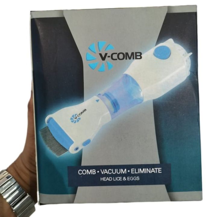 Full Set of Licetec V-Comb Anti Lice and Nits Device Dandruff Treatment ...