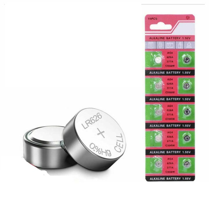 AG4, 377 AKA SR626SW, SR626, SR626W, Alkaline Button cell batteries ...