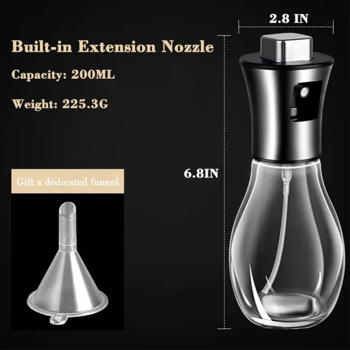 Hot Selling Food Grade Glass Cooking 200ml Wine Bottle BBQ Sphere Olive ...