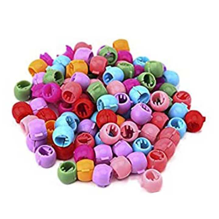 Mini Colourful Round Hair Clips 50pcs | Daraz.lk