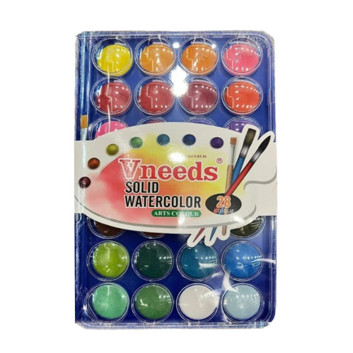 Vneeds solid water colors 28 Shades | Daraz.lk