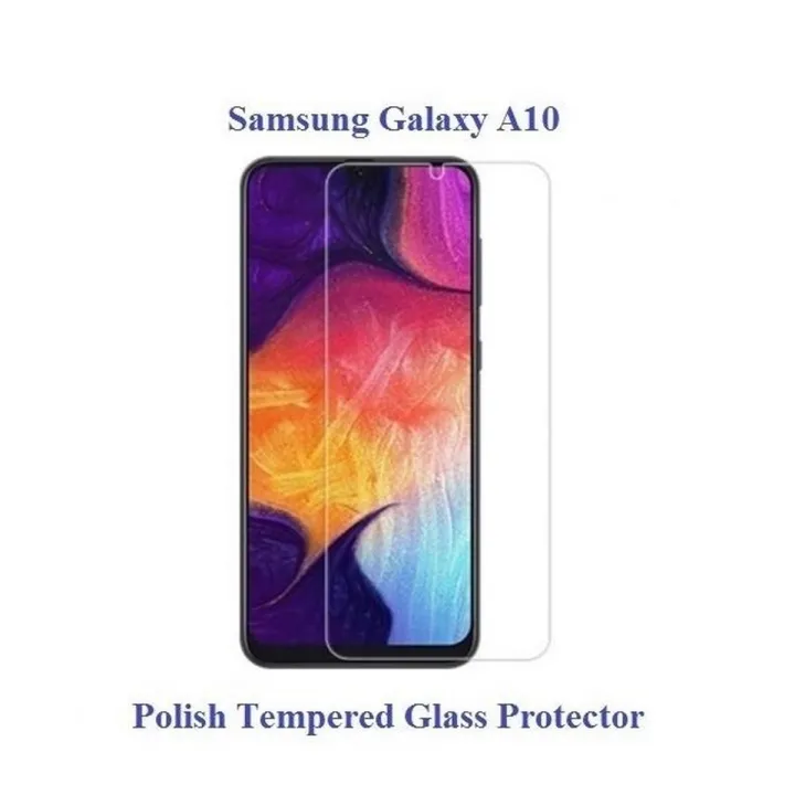 Samsung Galaxy A10 Polish Tempered Glass Screen Protector For Samsung ...