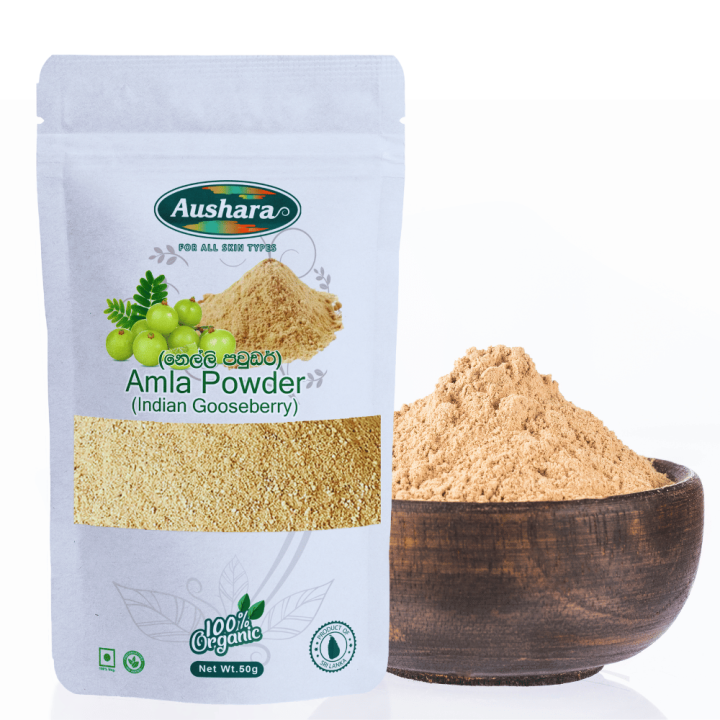 AUSHARA Pure Amla Powder 50g | 100g - Natural Vitamin C Boost for Hair ...