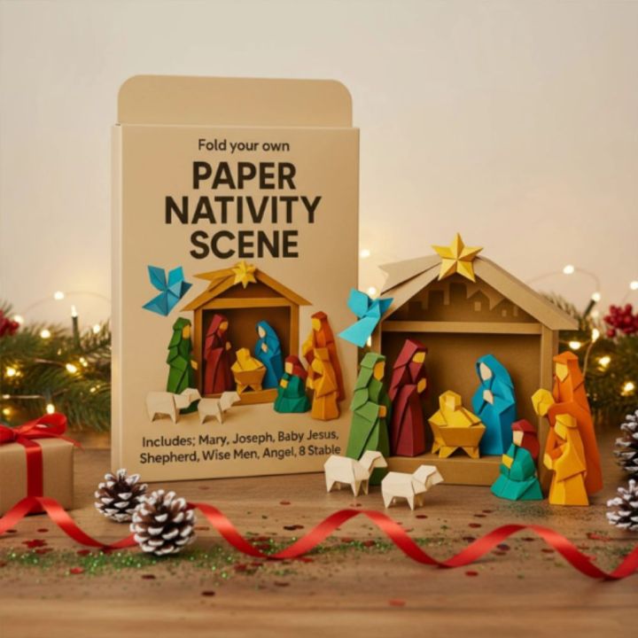 Craft Lovers Paper Craft Kit Paper Nativity Scene Creative Design ...