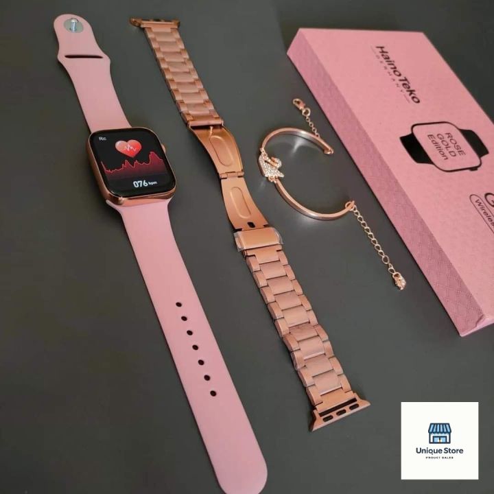 Haino Teko G8 Mini Rose Gold Edition Lady's Smart Watch | Daraz.lk