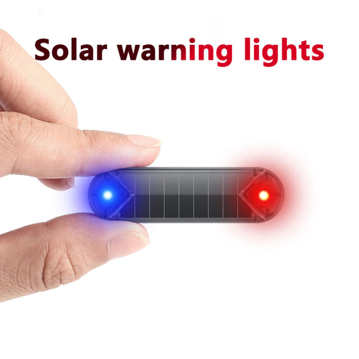 Solar Warning Light Car Rear Collision Prevention Free Breathing Light ...