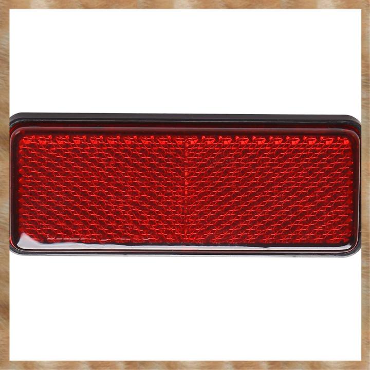 Kqueebee Red Light Rear Motorbike Quad Scooter Bike Reflector Number ...