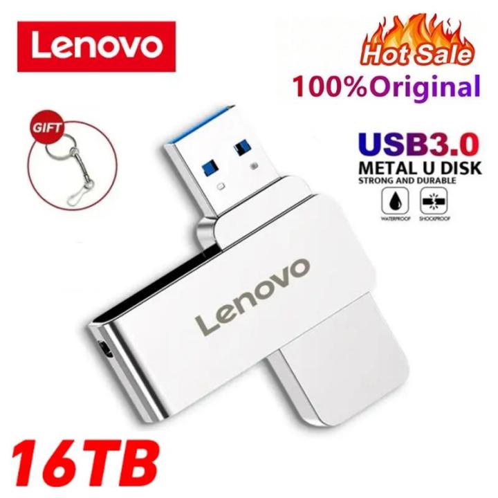Lenovo 64TB USB Flash Drive USB 3.0 Metal Pen Drive 16TB 8TB 4TB 2TB ...