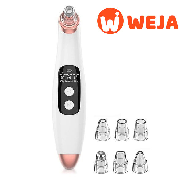 Weja New Electric LCD Blackhead Vacuum Acne Cleaner Pore Remover Facial ...