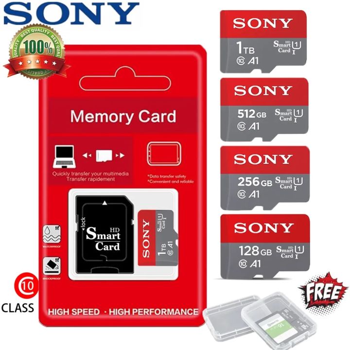 SONY Ultra Micro SD 128GB 256GB 1TB 512GB Micro SD Card SD/TF Flash ...