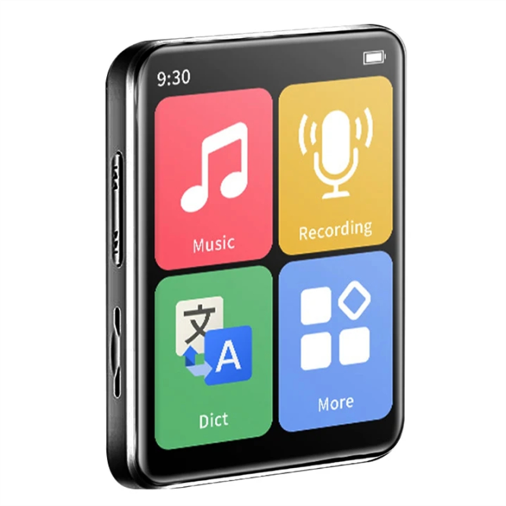 Built in Speaker Bluetooth 5.0 MP3 Player Full Touch Screen Student ...
