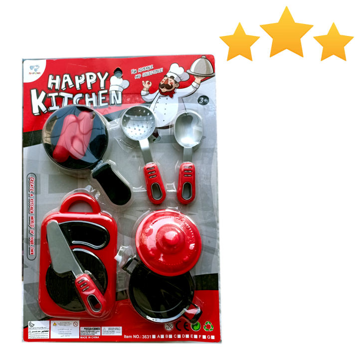 Happy Kitchen Set Multi Tool Kit Pack For Kids toy kitchen plastic set ...