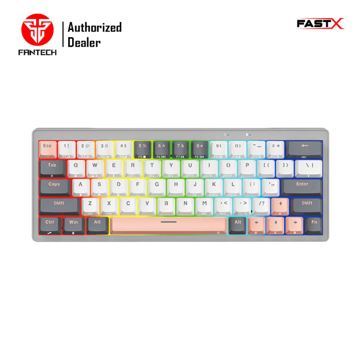 Fantech mk912 atom pro63 mechanical keyboard stellar edition mercury ...