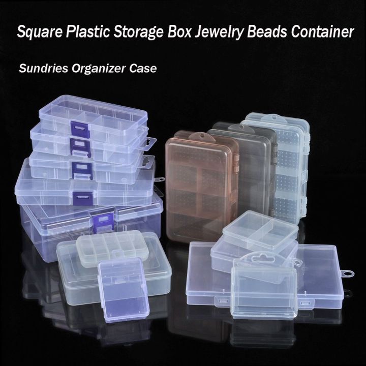 16 Styles Packing Boxes Plastic Organizer Case Jewelry Beads Container ...